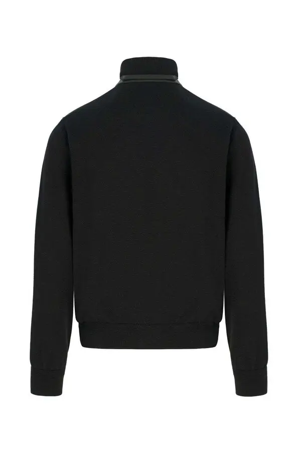 TOM FORD High-neck Bomber Jacket - Black