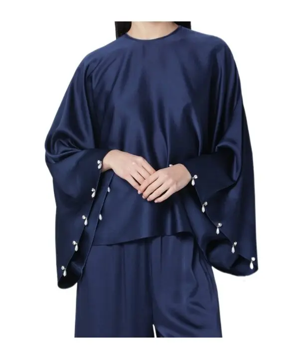Stella McCartney Embellished Satin Blouse