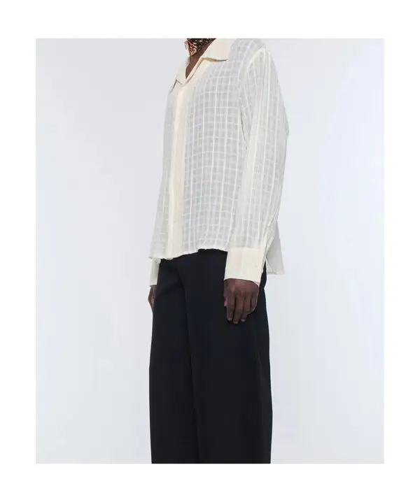 Séfr Ignacio Shirt - Cloud White Check