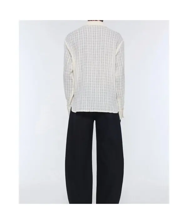 Séfr Ignacio Shirt - Cloud White Check