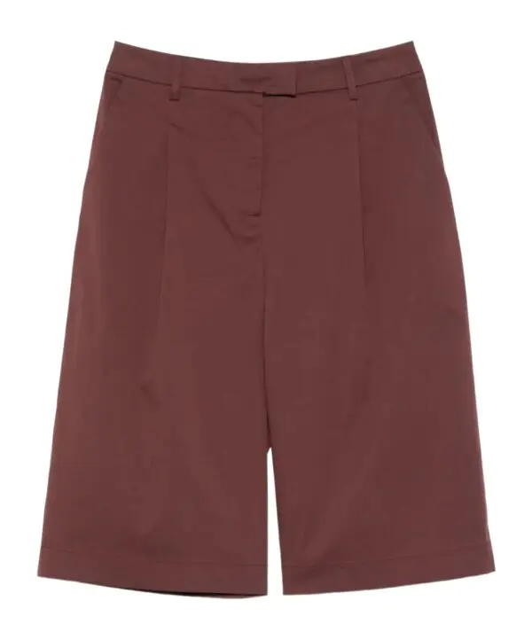 Patrizia Pepe Pleated Tailored Trousers - Red