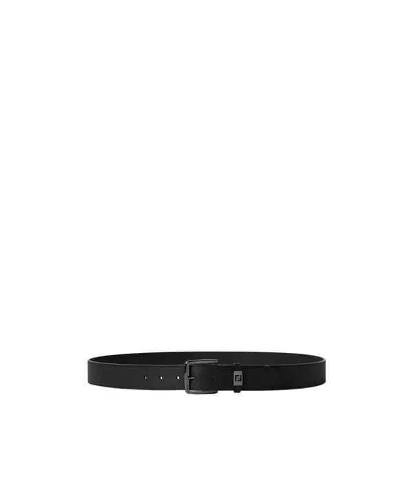 Fendi Ff Buckle Belt - Black
