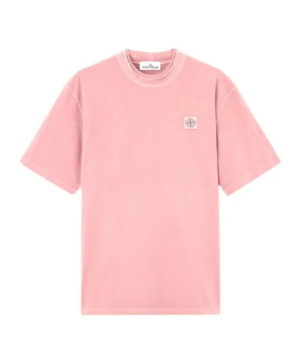Stone Island Compass-patch T-shirt - Oleander