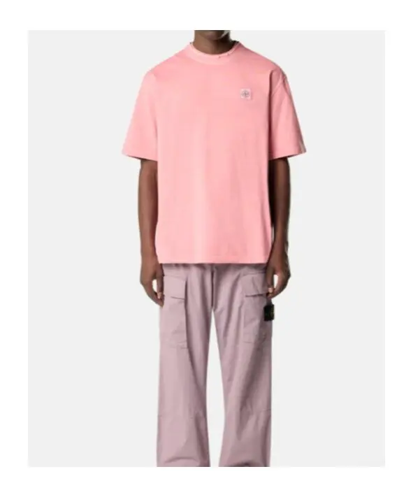 Stone Island Compass-patch T-shirt - Oleander