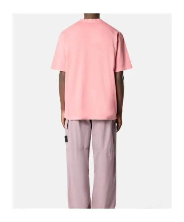 Stone Island Compass-patch T-shirt - Oleander