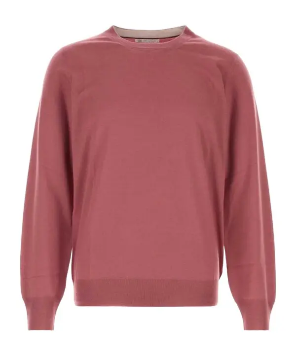 Brunello Cucinelli Long Sleeve Knitted Sweater - Pink