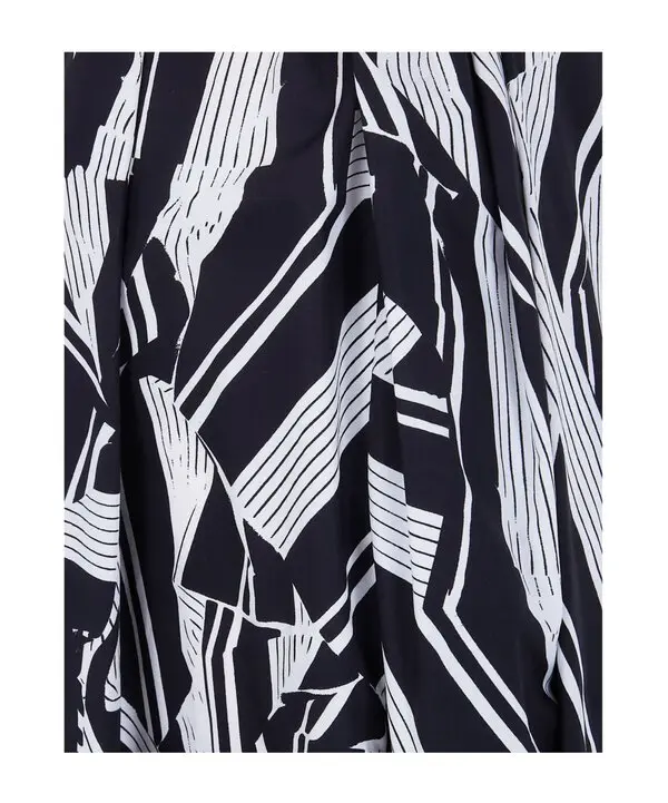 Dries Van Noten Soni" Midi Skirt - Black