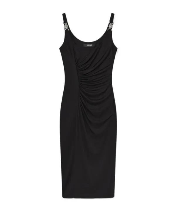 Versace Medusa '95 Sleeveless Midi Dress - Black