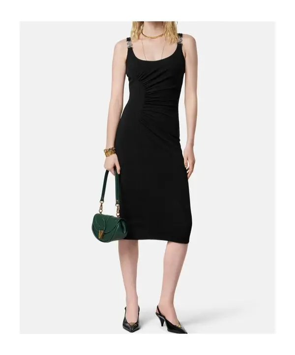Versace Medusa '95 Sleeveless Midi Dress - Black
