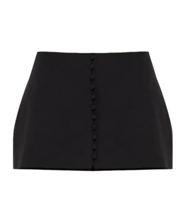 Cult Gaia Button-front Shorts - Black