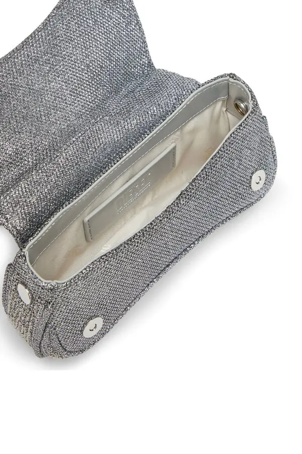 DIESEL® Xs Play Crossbody Bag - Silver