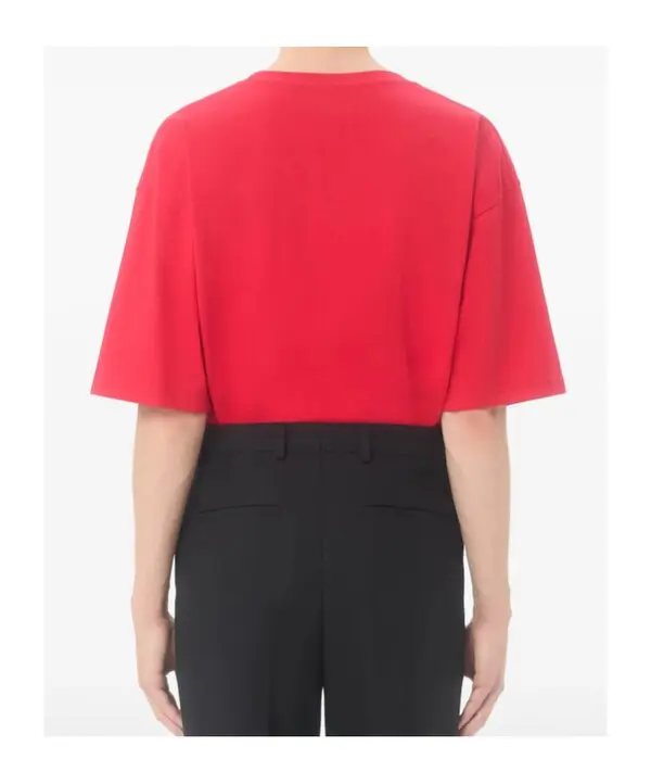 Valentino Garavani Panther Printed Crewneck T-shirt - Red