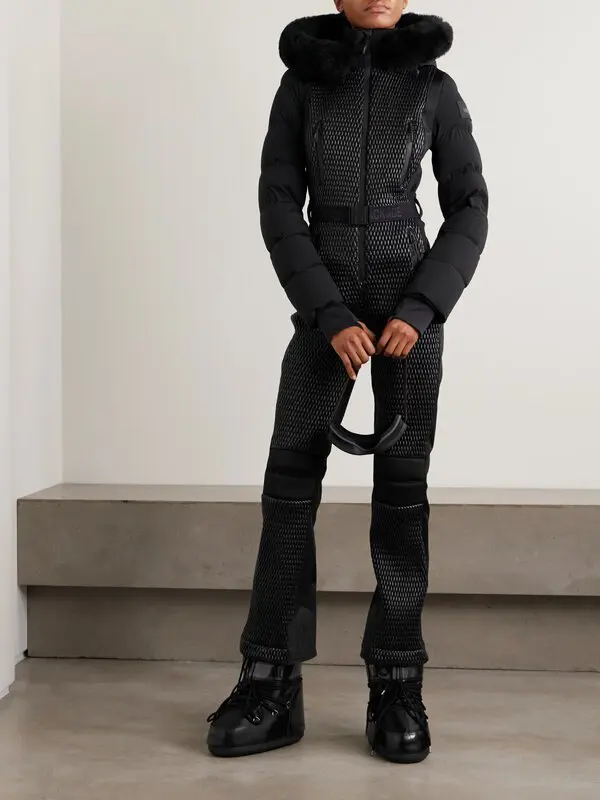 Mackage Hooded Ski Suit With Belt