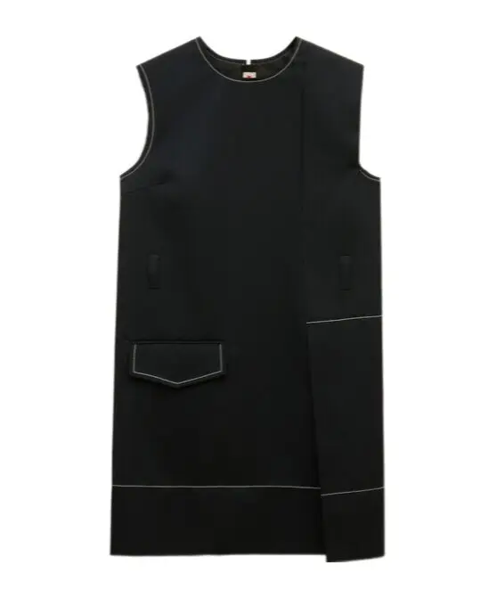 Marni Wool Mini Dress With Wrap Effect And Buckled Belt
