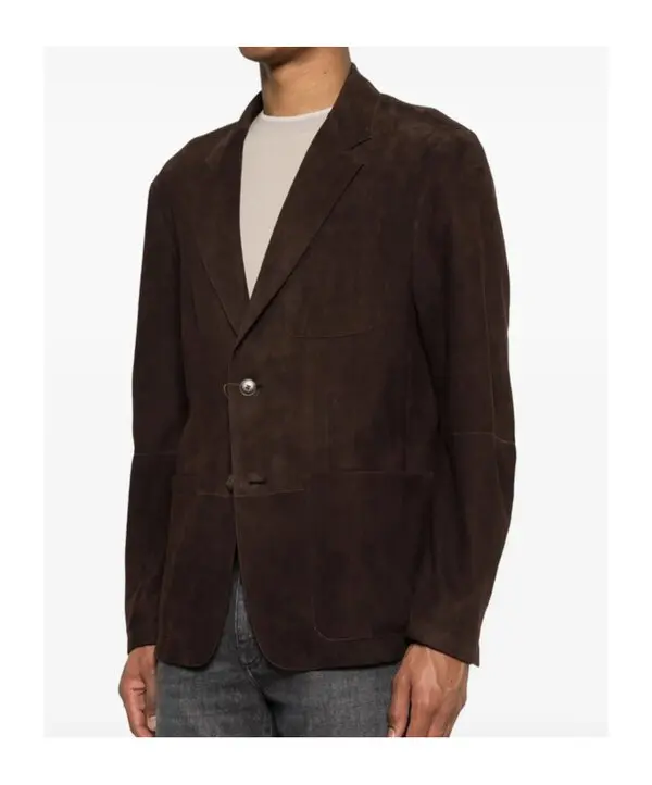Canali Long-sleeved Single-breasted Jacket