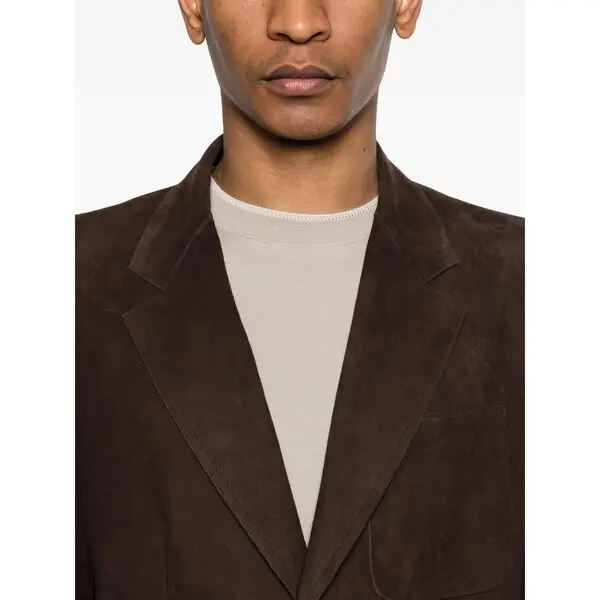 Canali Long-sleeved Single-breasted Jacket