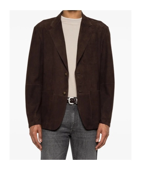 Canali Long-sleeved Single-breasted Jacket