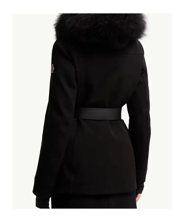 Moncler Linotte Shearling-trimmed Down Ski Jacket
