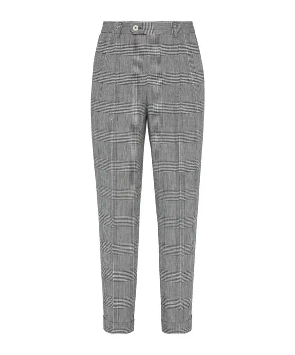 Brunello Cucinelli Prince Of Wales Trousers