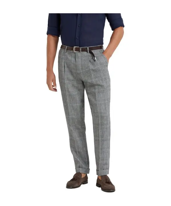 Brunello Cucinelli Prince Of Wales Trousers