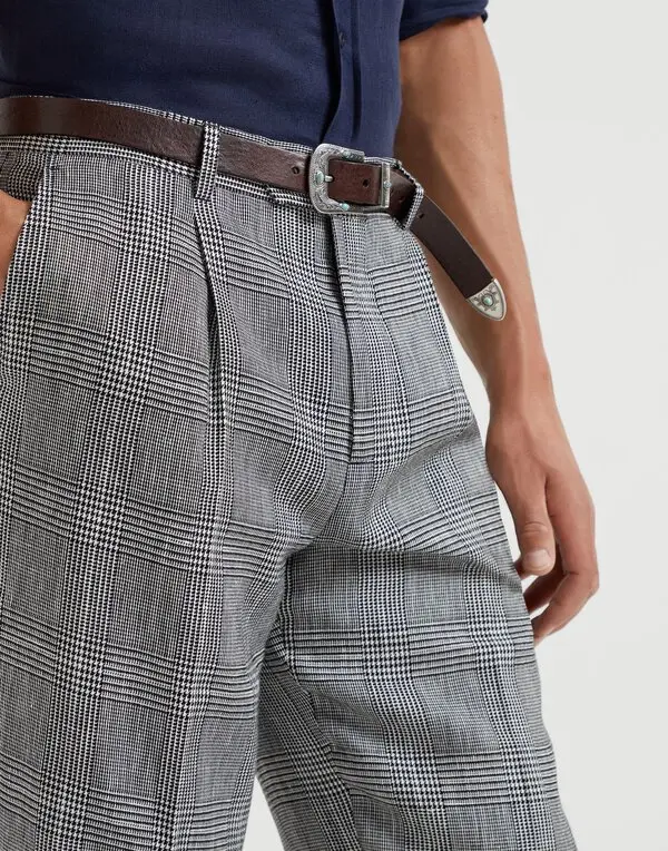 Brunello Cucinelli Prince Of Wales Trousers