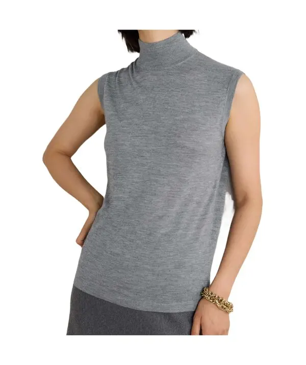 LISA YANG Sleeveless High-necked Vest