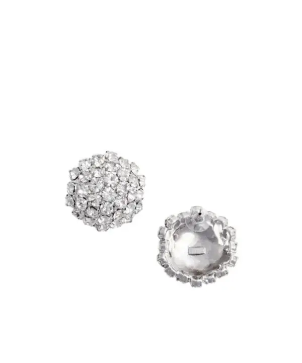 SELF-PORTRAIT Embellished Crystal Flower Earrings