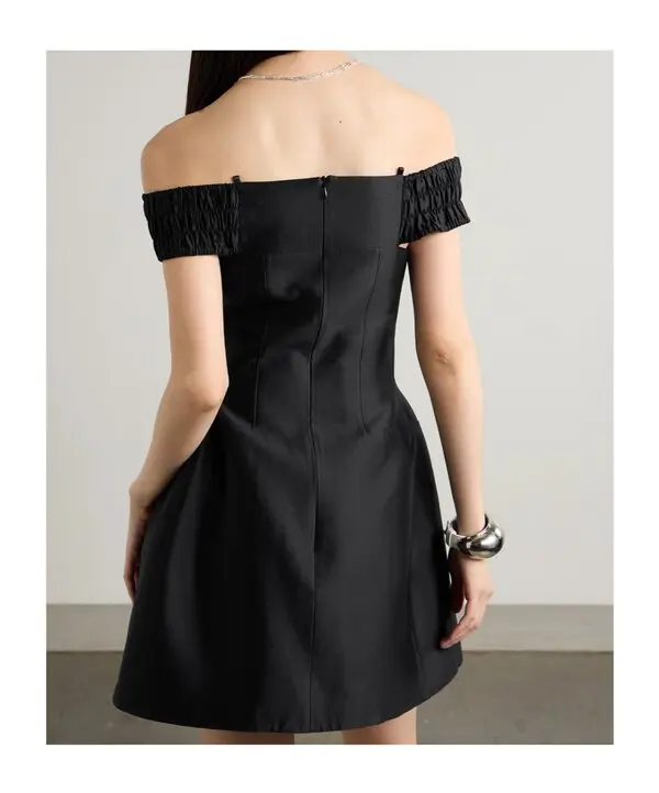 SHUSHU/TONG Bow-embellished Bustier Dress