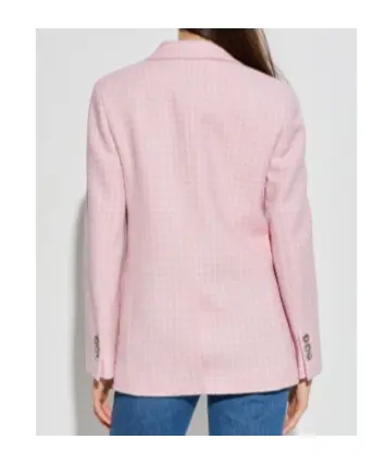 Versace Checked Pattern Single-breasted Blazer