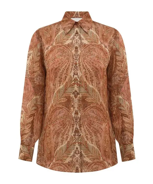 Zimmermann Hypnotic Satin Shirt