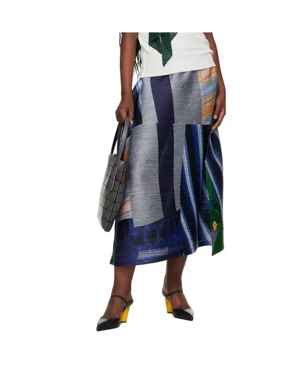 Issey Miyake Geometric Shoulder Bag - Grey