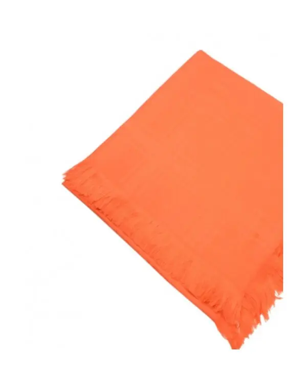 Gucci Logo Tassel Scarf - Orange