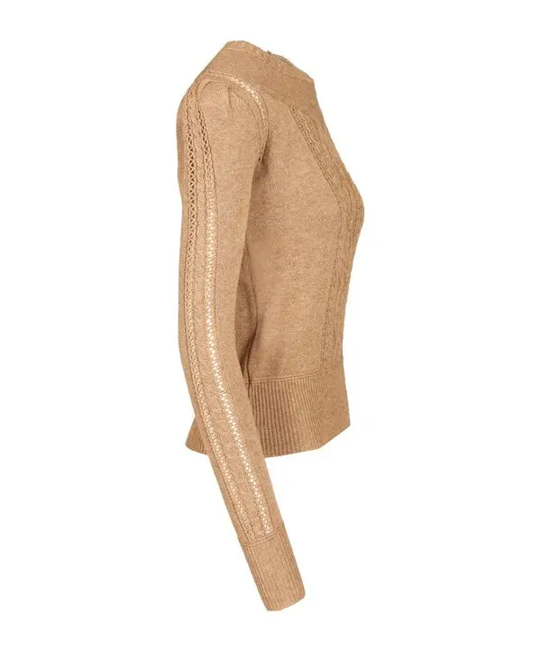 Isabel Marant Étoile Cable-knit Puff Sleeve Sweater