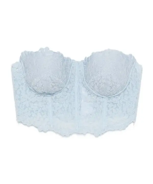 Ermanno Scervino Lace Spaghetti-strap Bustier Top - White