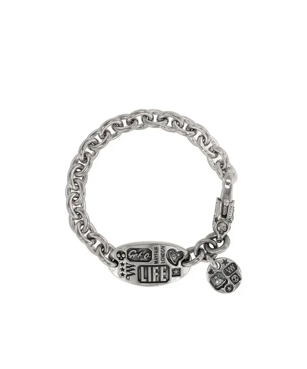 VIVIENNE WESTWOOD Lancelot Chain Bracelet - Antiqueplatinumplatinum