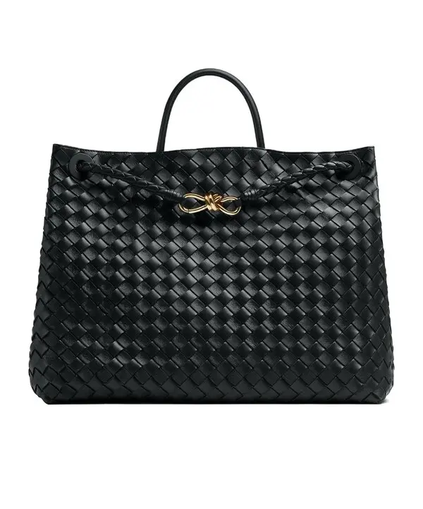 Bottega Veneta Andiamo Large Shopper Bag - Black
