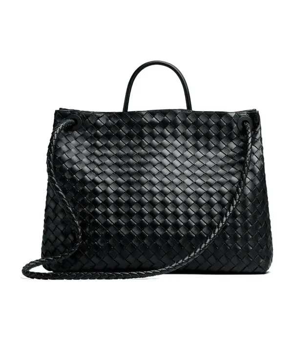 Bottega Veneta Andiamo Large Shopper Bag - Black