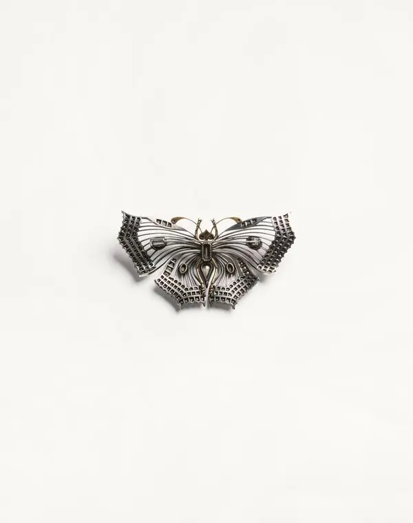 Valentino Garavani Embellished Butterfly Brooch