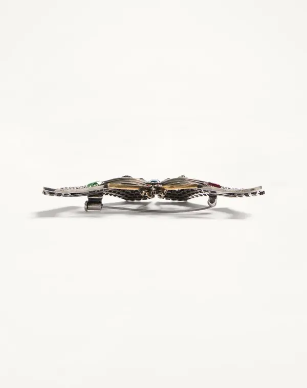 Valentino Garavani Embellished Butterfly Brooch