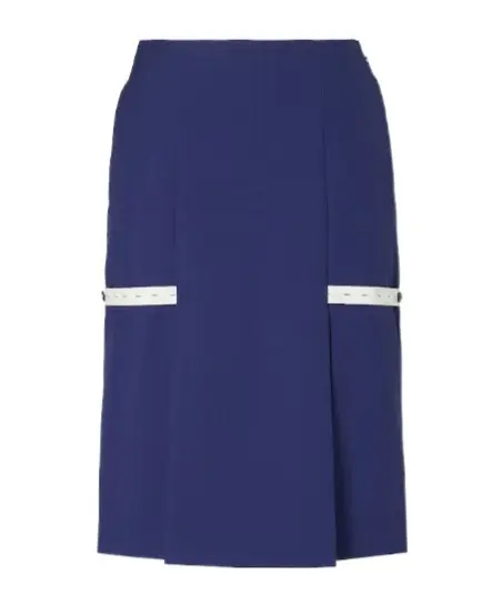 Fendi Panelled Midi Skirt With Adjustable Straps - Blue