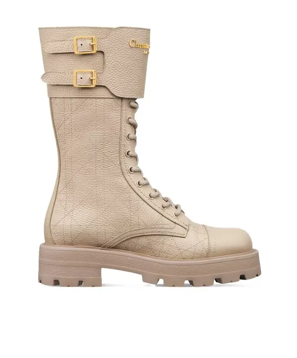 Dior D-trap Ankle Boots - Pink Beige