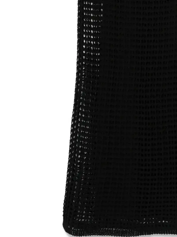 ROBERTO COLLINA Sleeveless Mesh Midi Dress