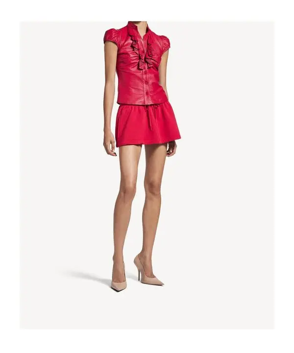 Balenciaga Drawstring Mini Skirt