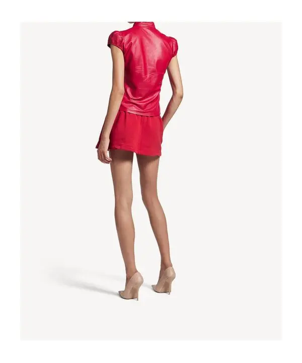 Balenciaga Drawstring Mini Skirt