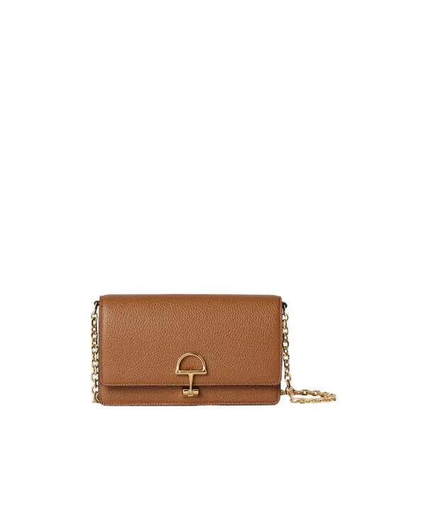 Gucci Half Horsebit Mini Bag With Chain Strap - Brown