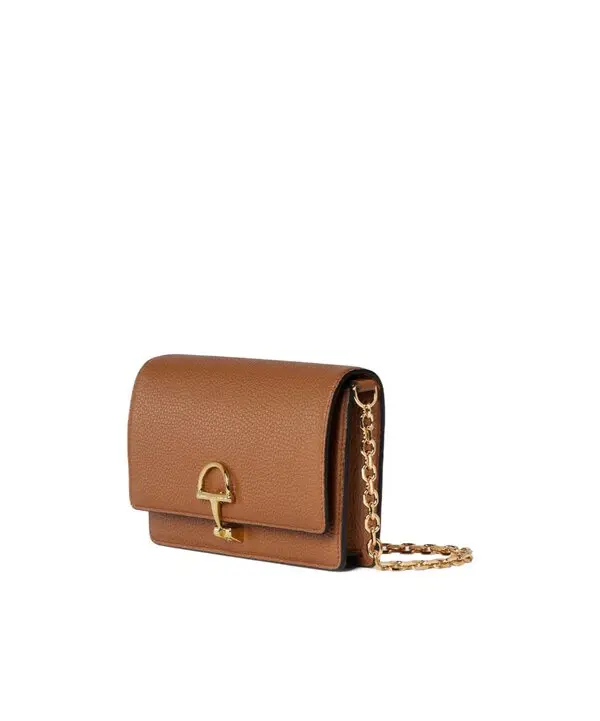 Gucci Half Horsebit Mini Bag With Chain Strap - Brown