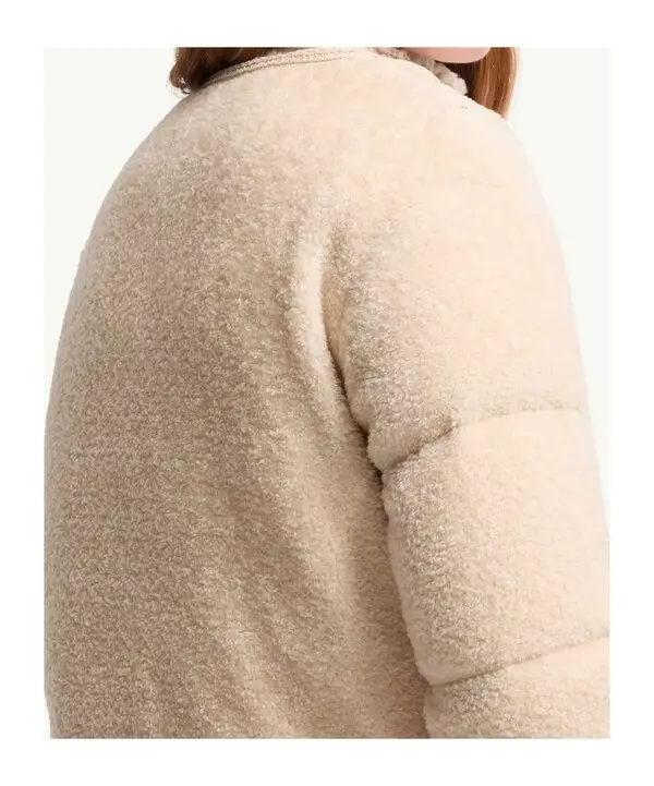 Moncler Ciboulette Quilted Hooded Jacket - Ivory