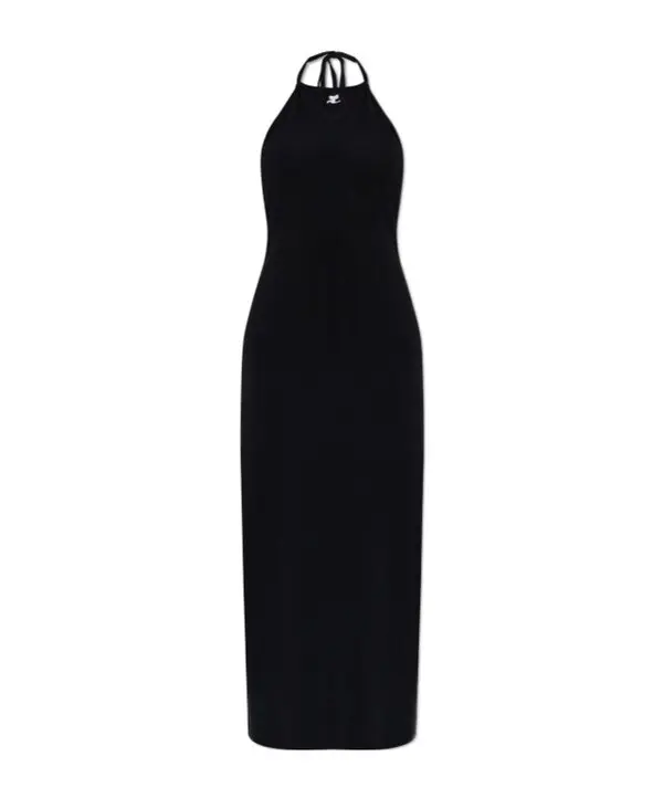 COURREGES Off-the-shoulder Dress With Back Bow Detail