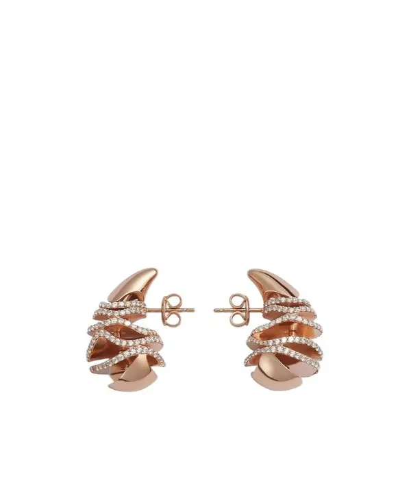 Bottega Veneta Diamond Drop Earrings - Yellow