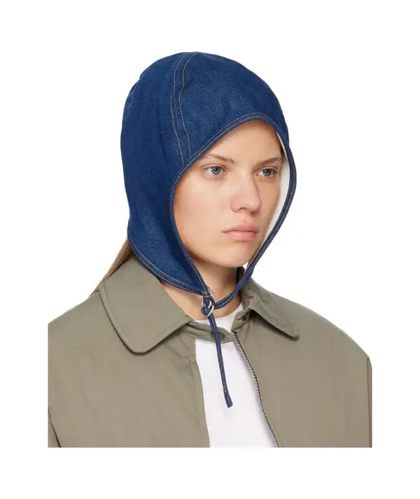 Acne Studios Denim Drawstring Hood